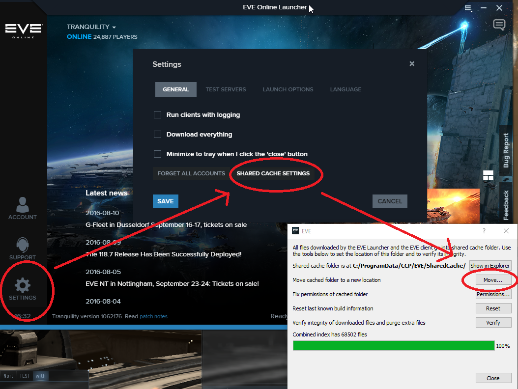 Please help! "Could not write file" EVE support is taking forever. : r/Eve